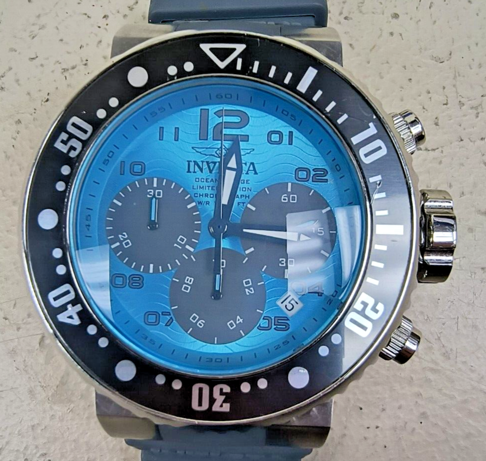 Invicta Men's OCEAN VOYAGE BLUE Limited Edition 157/2600 | eBay