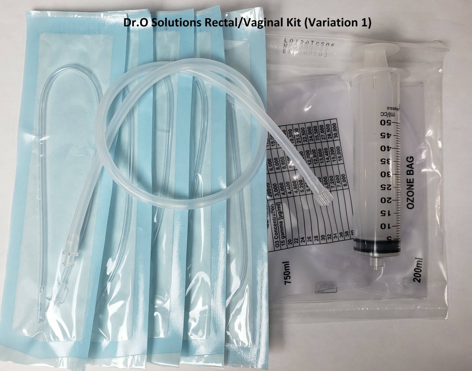 Vaginal Rectal Administration Insufflation Kit for Home Ozone Enema Colon Cleans | eBay