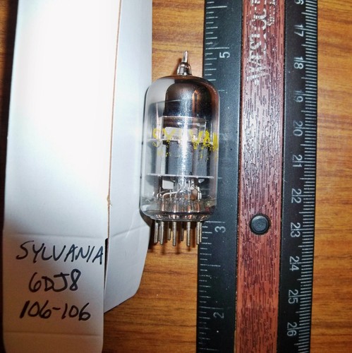Strong SYLVANIA Gray Plate O Getter 6DJ8 / ECC88 Tube | eBay