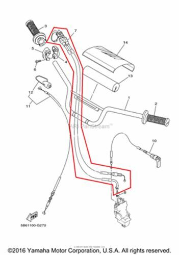 OEM Yamaha Ttr110 TTR 110 Throttle Cable Assembly for sale online | eBay