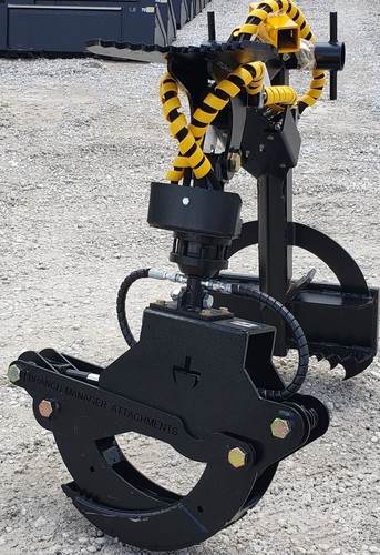 Branch Manager 56″ T1010U Power Rotating Log Grapple-Mini Skid Steer ...