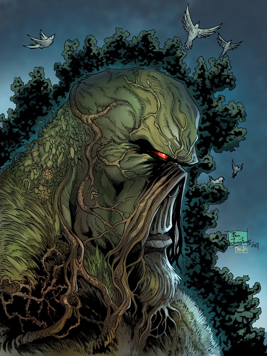 Swamp Thing Comic Panels