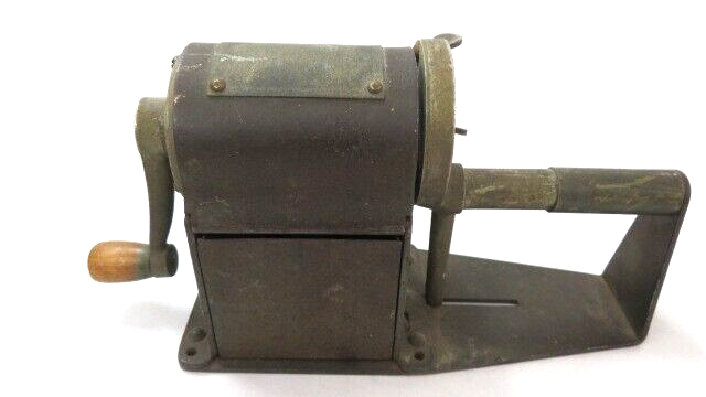 Antique Dandy Mechanical Pencil Sharpener Heavy Metal Removable Tray ...