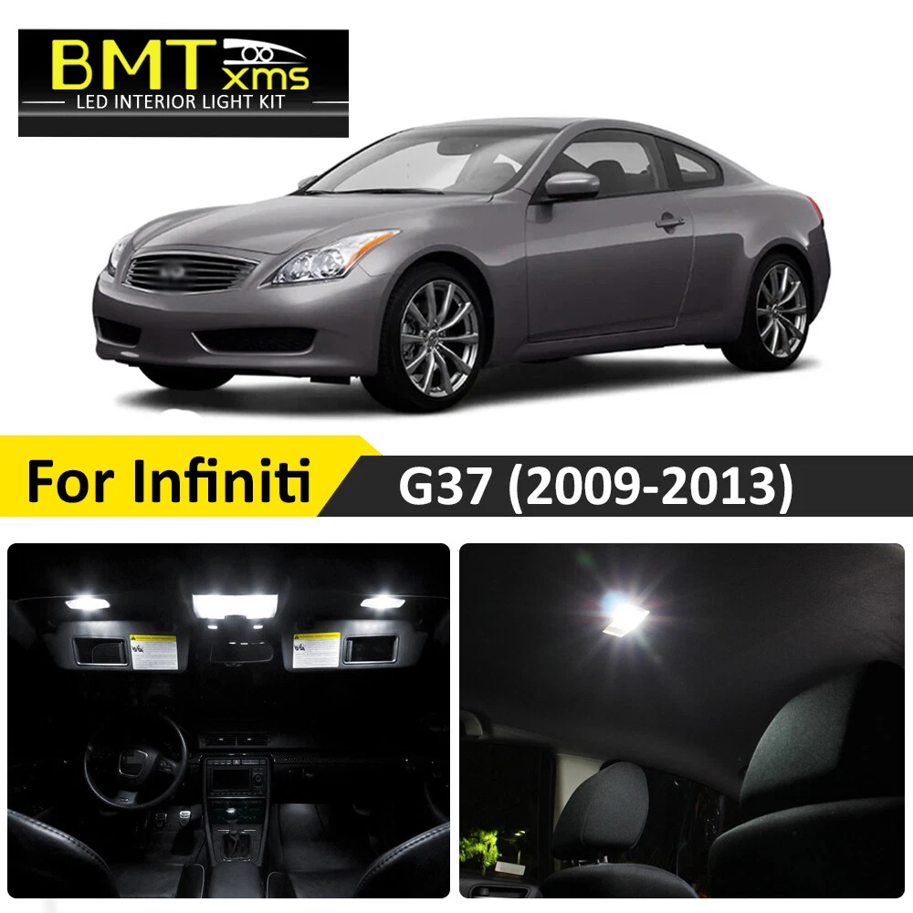 White Infiniti G37 Interior