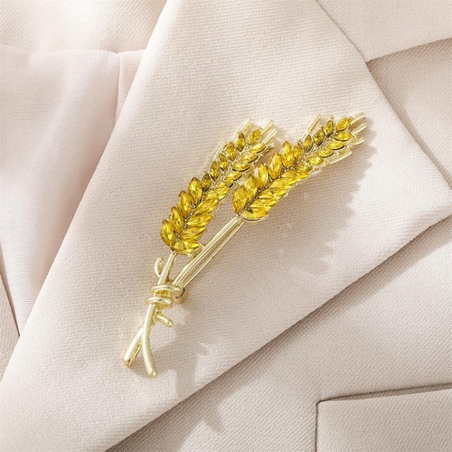 Wheat Brooch High-end Jewelry Women New Niche Brooch High-end Pin J0F1 ...