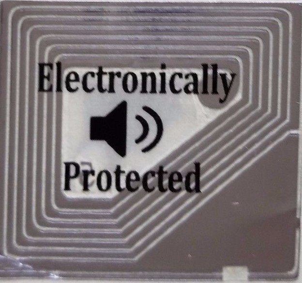 2,000 SECURITY LABELS "ELECTRONICALLY PROTECTED", 1 ROLL OF DUMMY ...