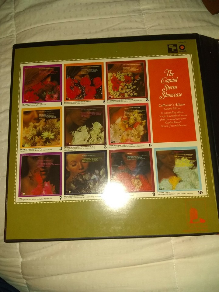 The Capitol Stereo Showcase Box 10x LP Limited box Album Vinyl 6644-53 ...