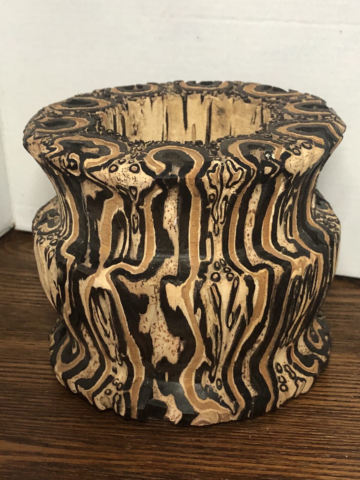 Vintage NEW ZEALAND MAMUKA PONGA CRAFT ART NATURAL PONGA WOOD TREE FERN ...