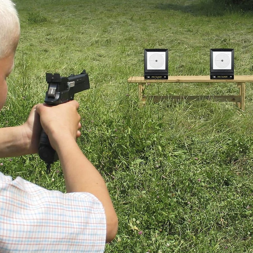 Shooting Targets with 10pcs Paper Target Gun Target Case for Shooting ...