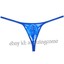 Men's Liquid Stretch Micro Thong Underwear See-through Mesh G Strings ...