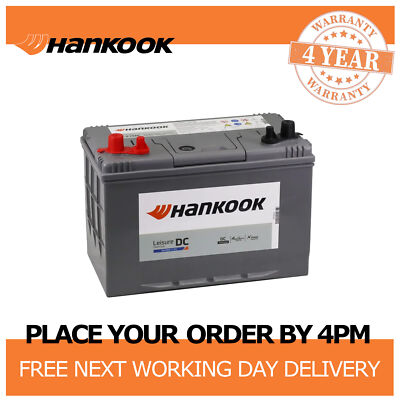 Hankook DC27 Leisure Battery Deep Cycle 12V 90Ah for Caravan, Boat ...