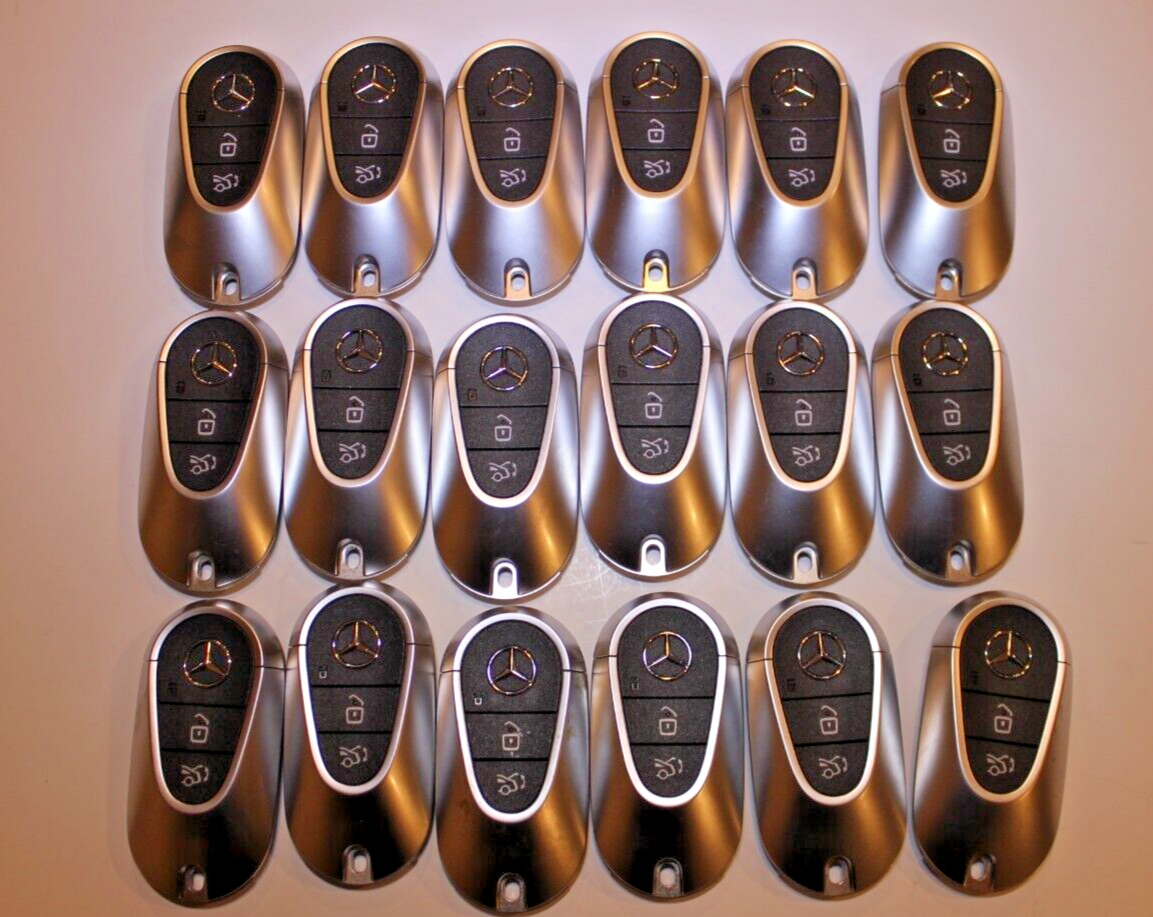 LOT OF 18 MINT 2023 MERCEDES-BENZ SMART KEYS NEVER ISSUED OR CIRCULATED ...