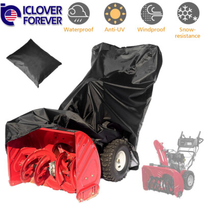 Heavy Duty Snow Thrower Snowblower Storage Protective Cover Anti-UV ...