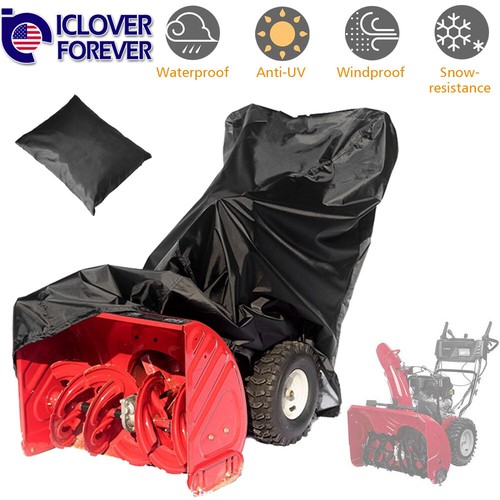 Heavy Duty Snow Thrower Snowblower Storage Protective Cover Anti-UV ...