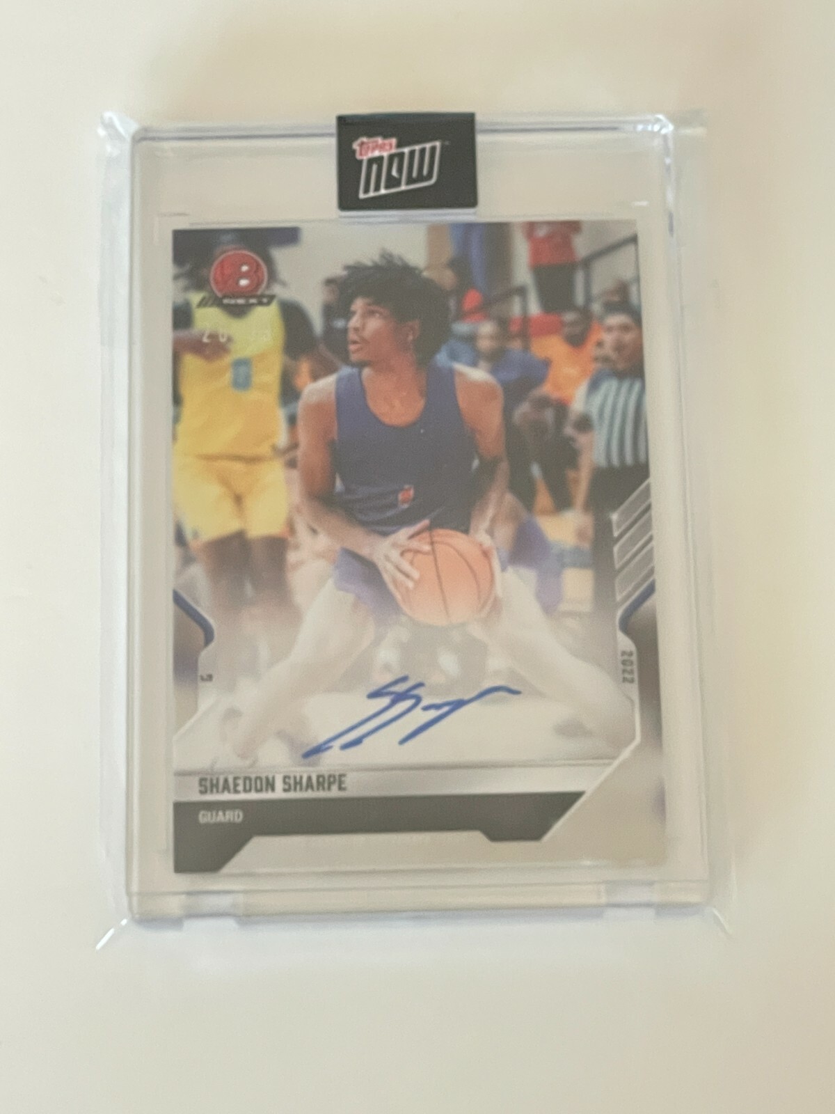 2022 Topps Now SHAEDON SHARPE Kentucky BOWMAN NEXT TrailBlazers ...
