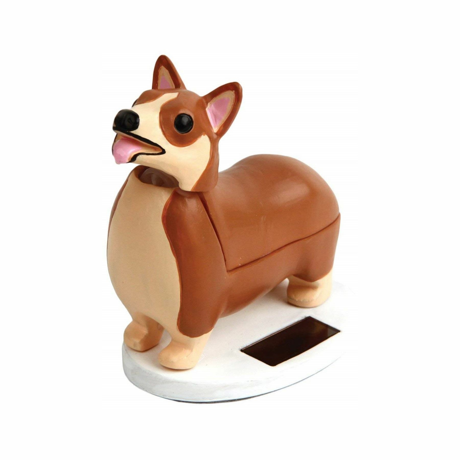Kikkerland Solar Corgi Nodding Dog Royalty Queen Solar Power Desk ...