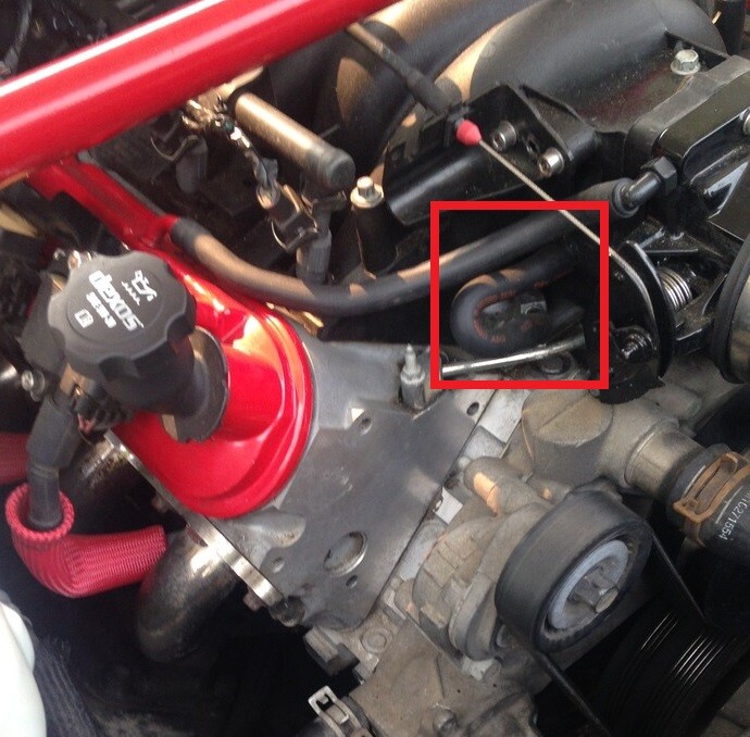 Genuine GM Engine Oil Valley Cover PCV Vent Tube Hose LS1 LS2 LS6 LS3 ...