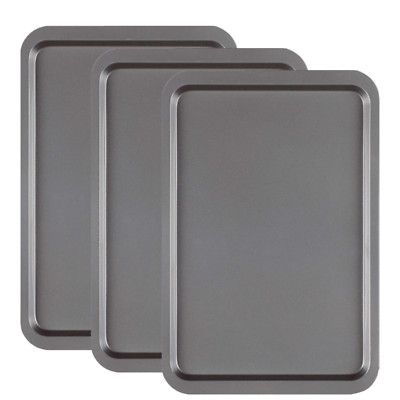 KASABONA Premium Bakeware Non Stick Small Baking Trays Oven Sheets ...