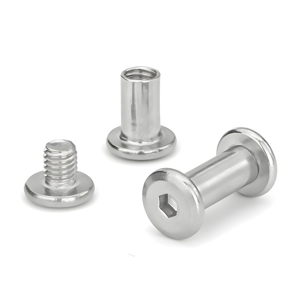 FURNITURE CONNECTOR BOLTS & CAP NUTS, FLAT HEAD ALLEN KEY SCREWS ...