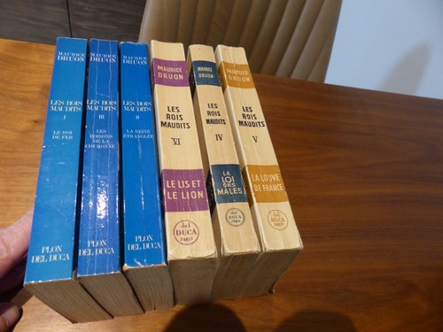 Maurice DRUON Les rois maudits Plon Del Duca 6 tomes 1-2-3-4-5-6 | eBay