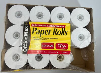11 Adding Machine Paper Rolls for Calculators or Cash Machines | eBay