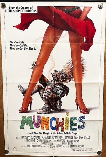 MUNCHIES! '88 NOT GREMLINS/CRITTERS CLASSIC ORIGINAL U.S. OS FILM ...