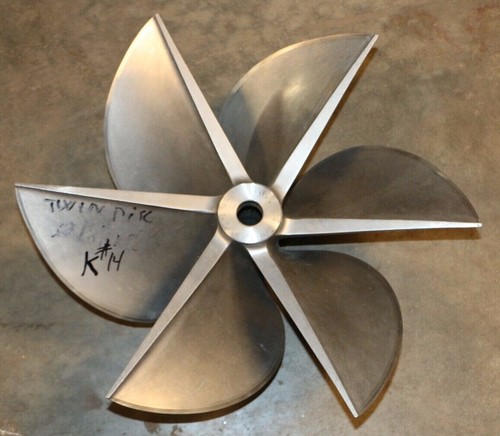 18.5 x 26.75 NEW Rolla Twin Disc 6 Blade LH Stainless 26.75P Propeller ...