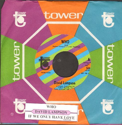 Lampson, David - Who/If We Only Have Love Tower 509 PRO Vinyl 45 rpm ...