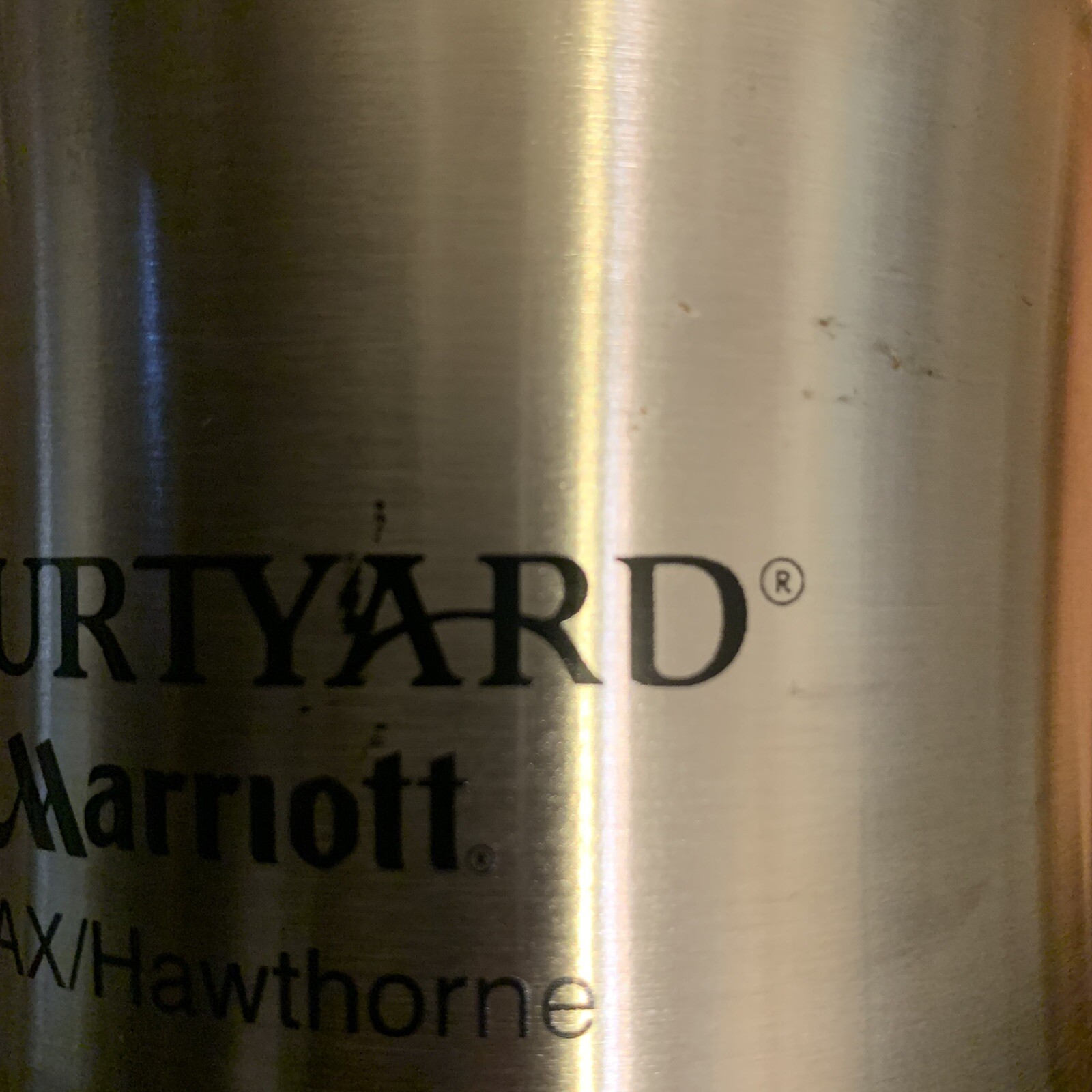 Marriott Courtyard Coffee Mug Cup Metal Hard Steel Towneplace Suites ...