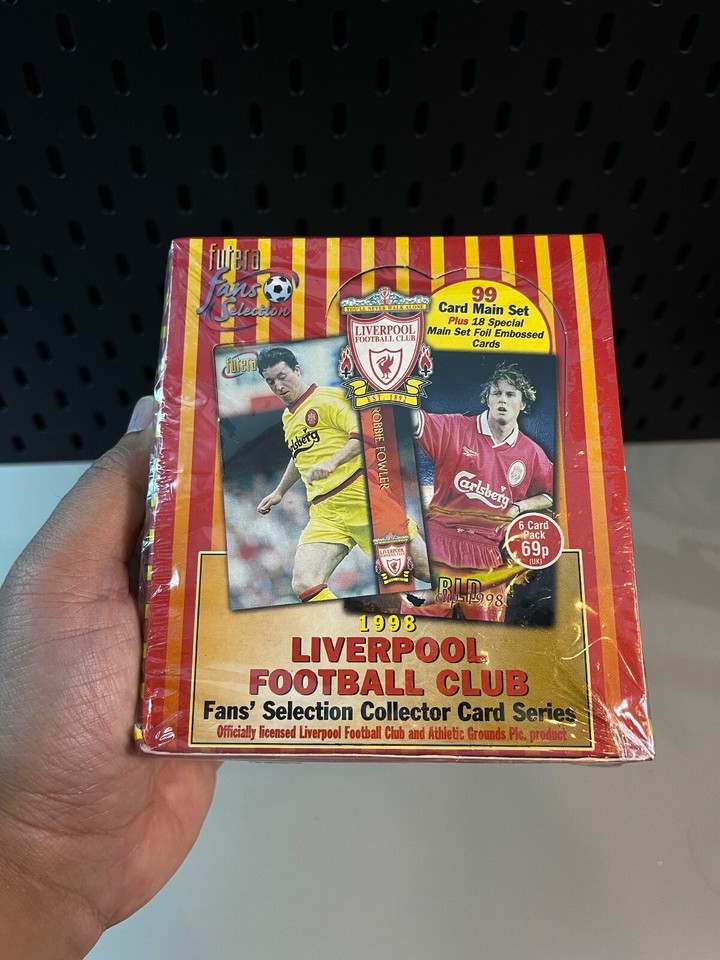 1998 Futera Liverpool Fans Selection Collector Card Series (36 Packs ...