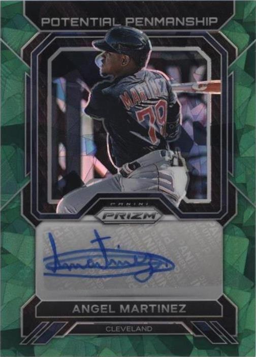 2023 Panini Prizm - Potential Penmanship Angel Martinez #PP-AM Green ...