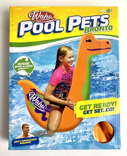 Wahu Inflatable Ride On Pool Toy, Pet Bronto Ages 6+ Brand New | eBay ...