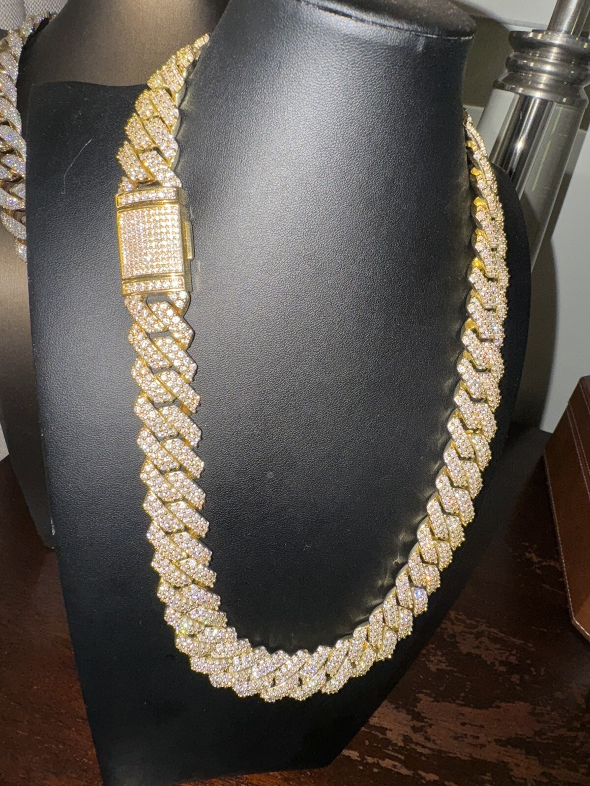 Iced Out Diamond Chain | eBay