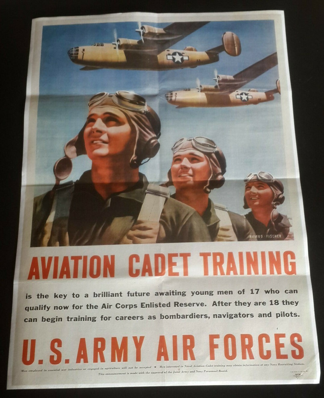 1942 WW2 US AMERICA PILOT AIRFORCE AIRCRAFT AIRPLANE CADET PROPAGANDA ...