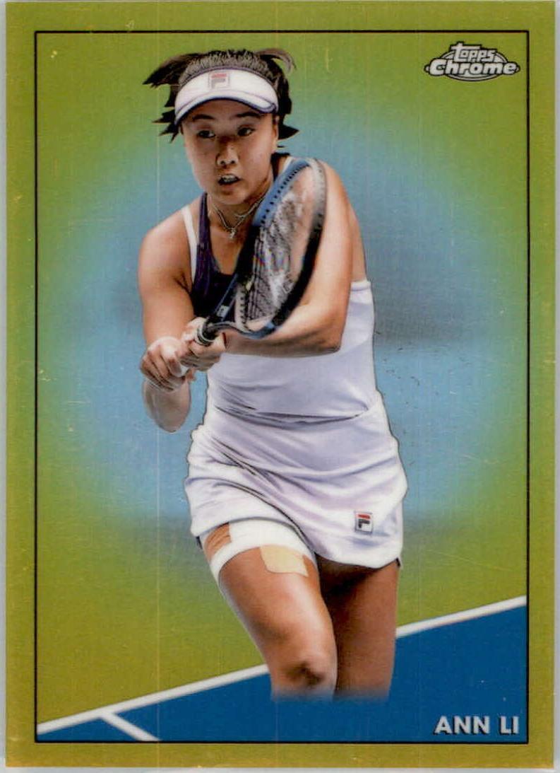 2021 Topps Chrome - Ann Li #40 Gold Wave Refractor /50 (RC) for sale ...