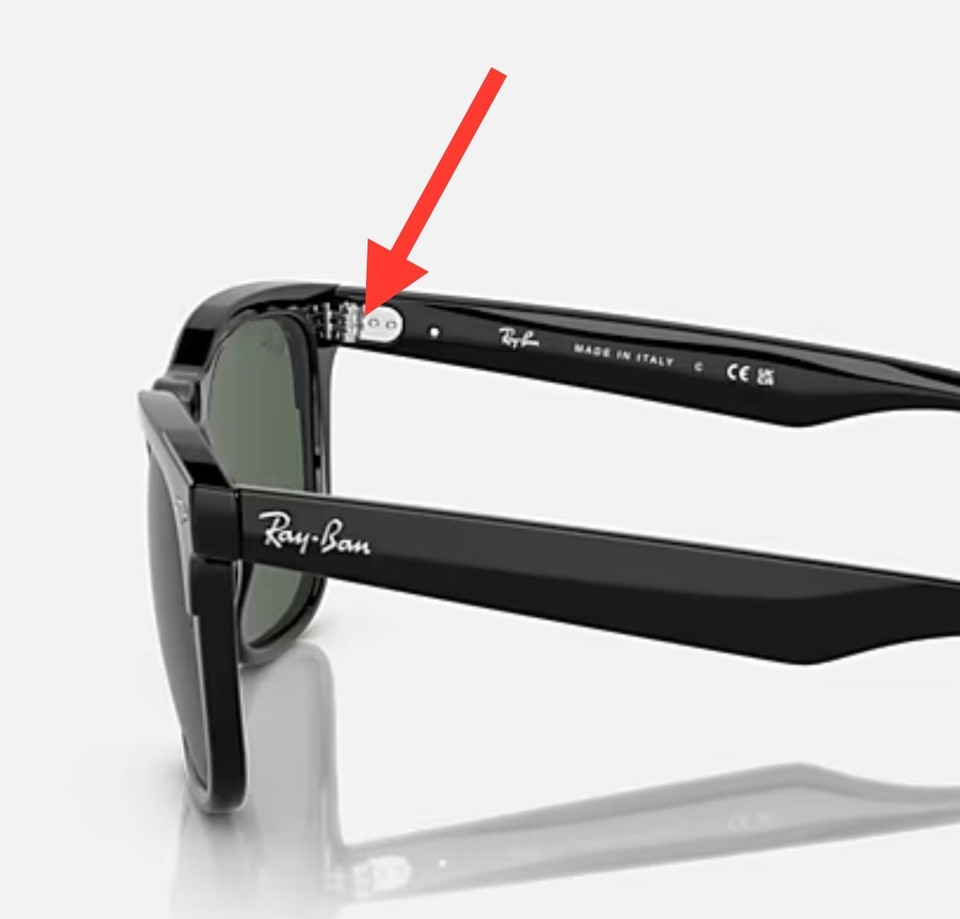 Ray Ban RB4487 Steve Sunglasses Gunmetal Replacement Temple Hinge ...