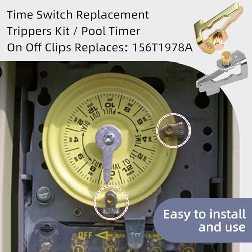 10-Pack Pool Timer On Off Clips - Time Switch Replacement Compatible ...