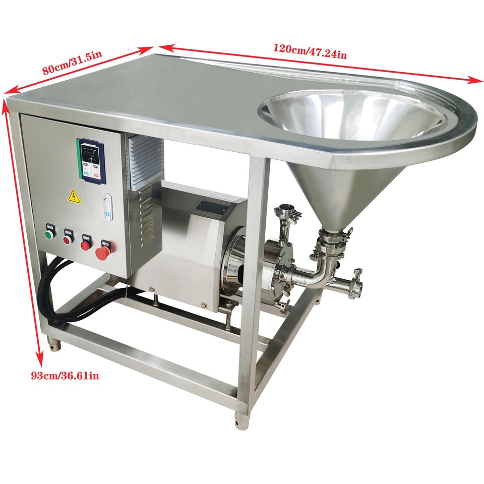 Emulsion Pump High Shear Machine 220V Inlet/Outlet 2in Emulsifying Pump ...
