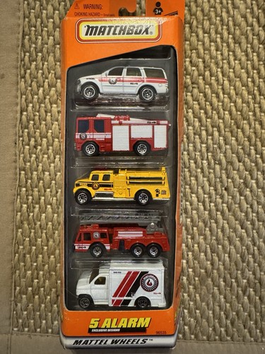 Matchbox 1999 5 Alarm 5-Pack Fire Rescue | eBay