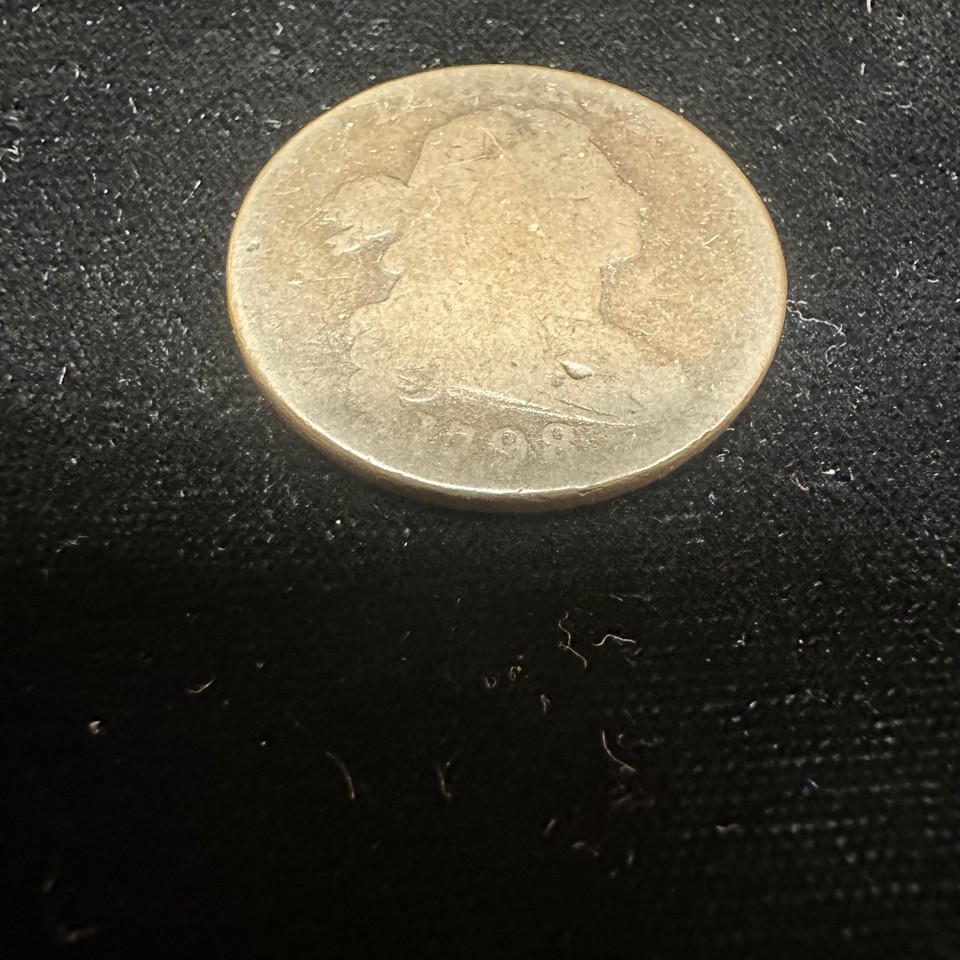 1798 Draped Bust Large Cent About Good AG US Coin 1c | eBay