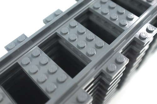 Trixbrix Double Straight Track Set 10pcs compatible with LEGO 60197 ...