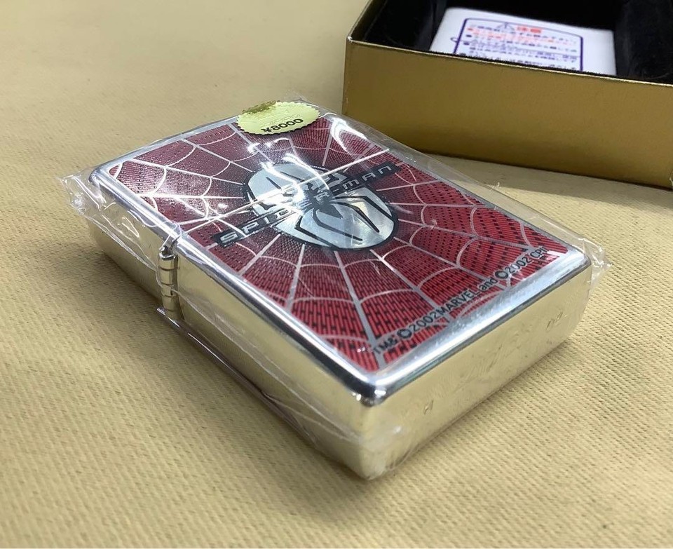 ZIPPO Oil Lighter Spider-man Web On Spider 2002 Limited Auth New | eBay
