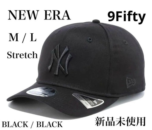 New Era Unused York Yankees 9Fifty Stretch Snapback Cap Black M/L ...