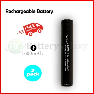 2X NEW Black Rechargeable Battery for Streamlight Stinger 75175 75500 ...