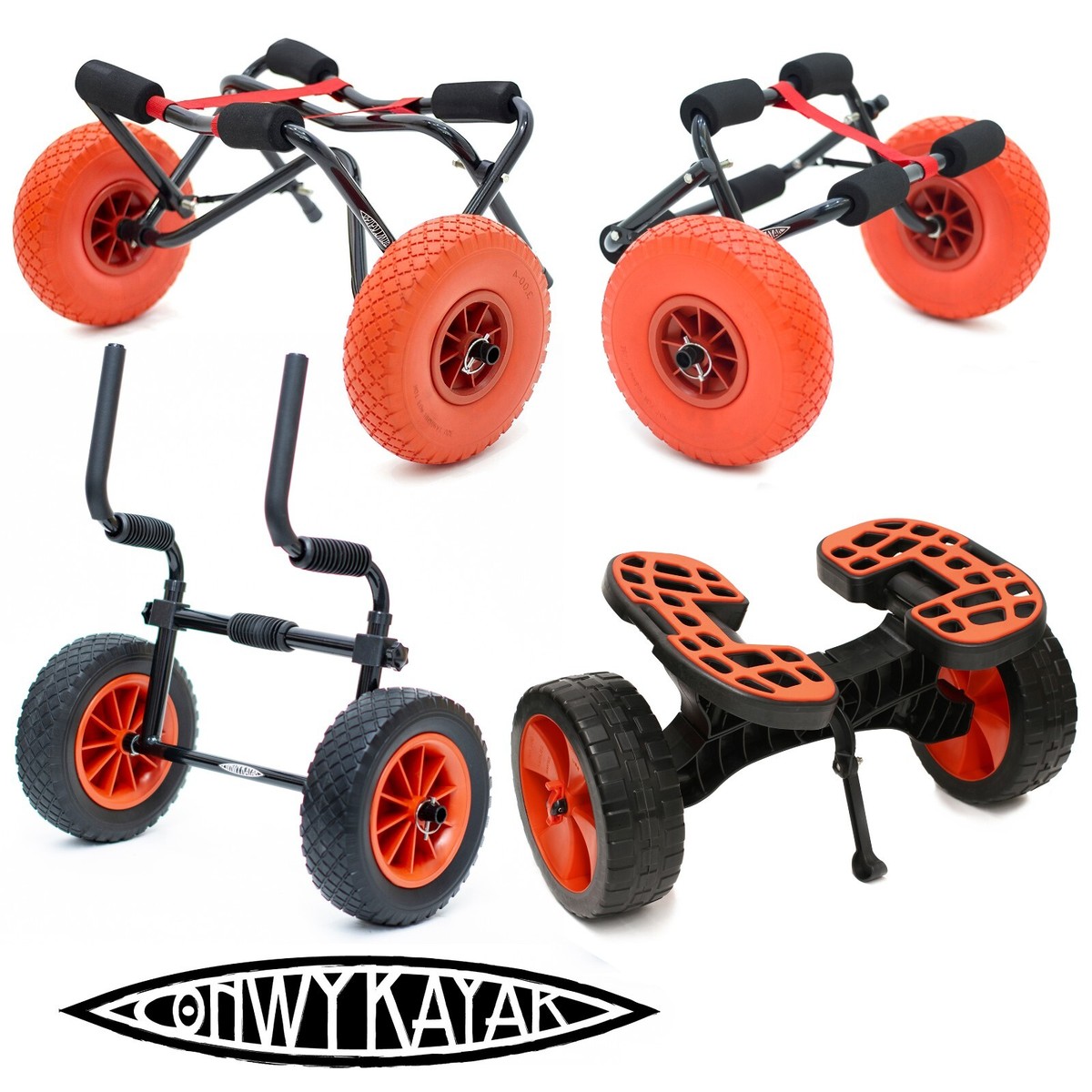Kayak Trolley 80KG Adjustable Kayak Trolley Heavy Duty Compact Kayak