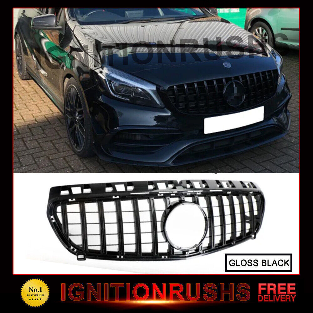 A45 GT-R Panamericana Look Front Grill for Mercedes Benz A-Class W176 ...