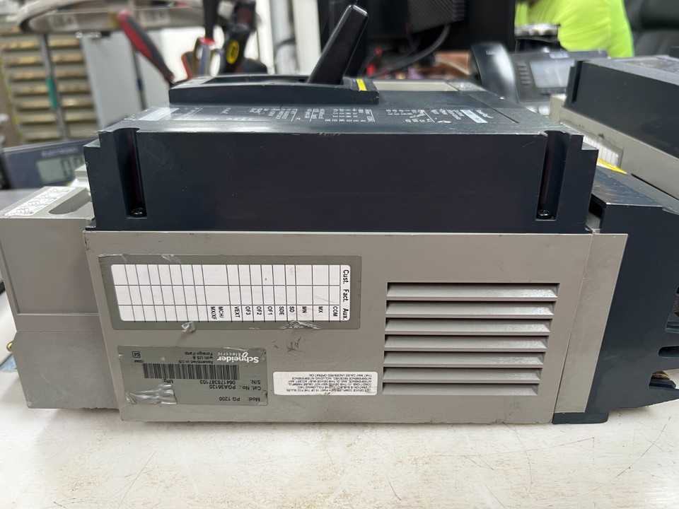 👀 NEW SQUARE D 1200A POWERPACT I-LINE CIRCUIT BREAKER 600 VAC 3 POLE ...