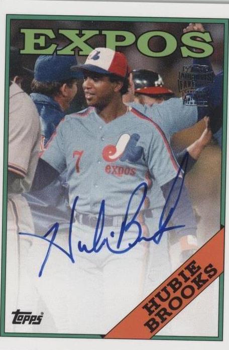 2013 Topps Archives - Fan Favorites Autographs Hubie Brooks #FFA-HB (AU ...