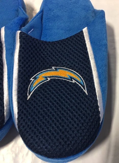San Diego Chargers Youth Jersey Mesh SLIDE SLIPPERS New - FREE SHIPPING ...