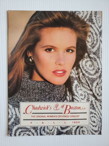 1986 Chadwick's of Boston catalog ELLE MacPherson Nancy DeWeir Martha ...